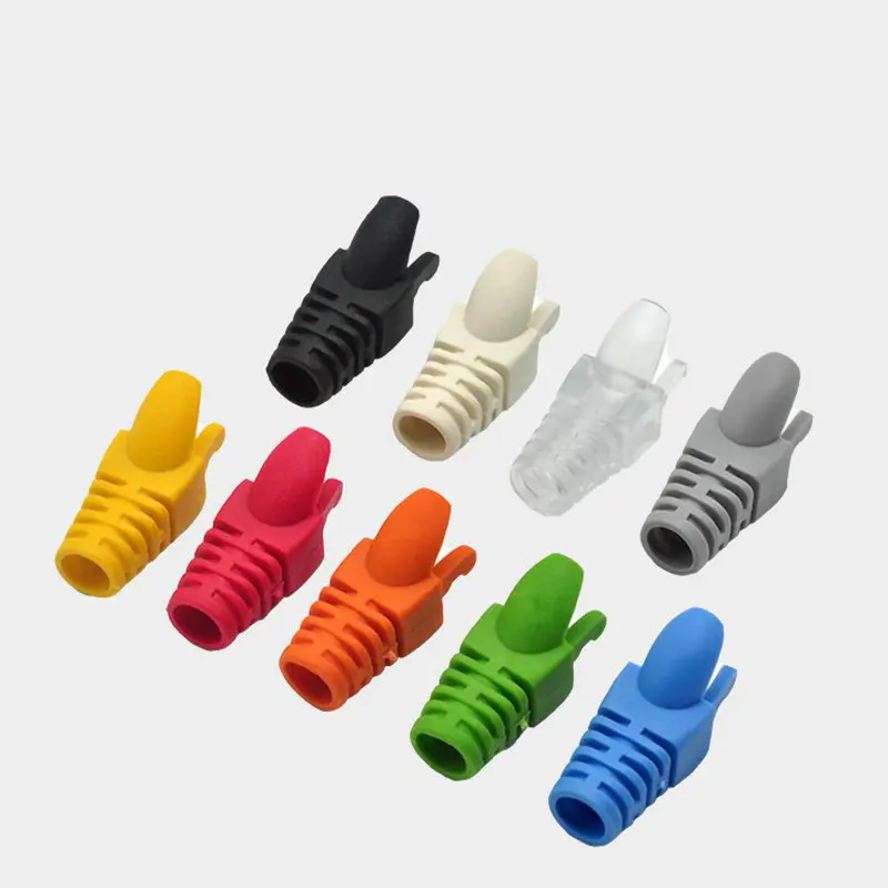 Rj45 Cable Rj45 Connector Claw Jacket Cat5 Od6.5 Color Rj45 Connector ...