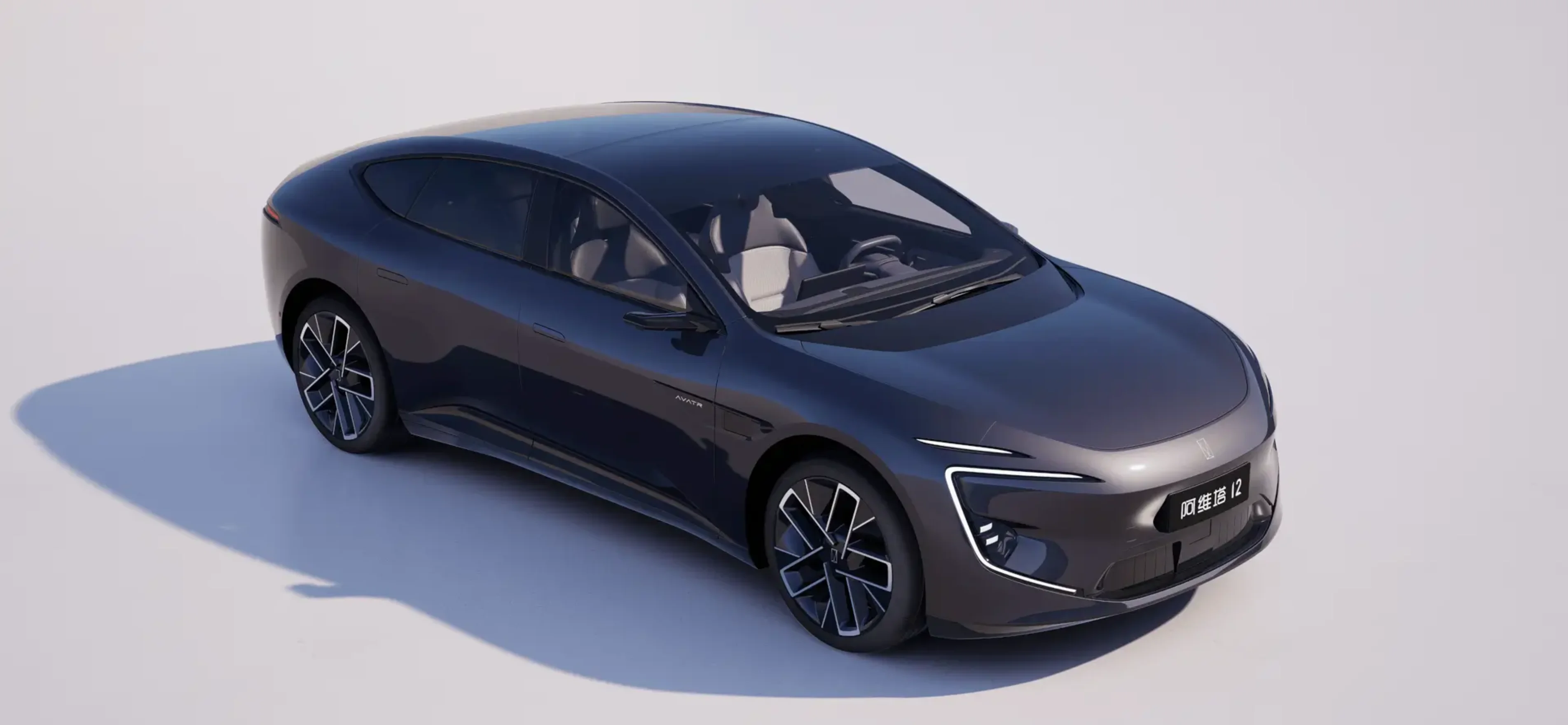 Electric Car Avatar 12 2023 Single Dual Motor Edition 5 Seater EV Sedan ...