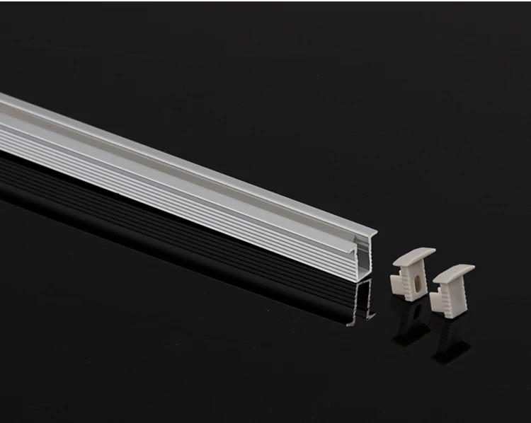 U Shaped Channel Housing Aluminum LED Profile Recessed Aluminum Profile ...