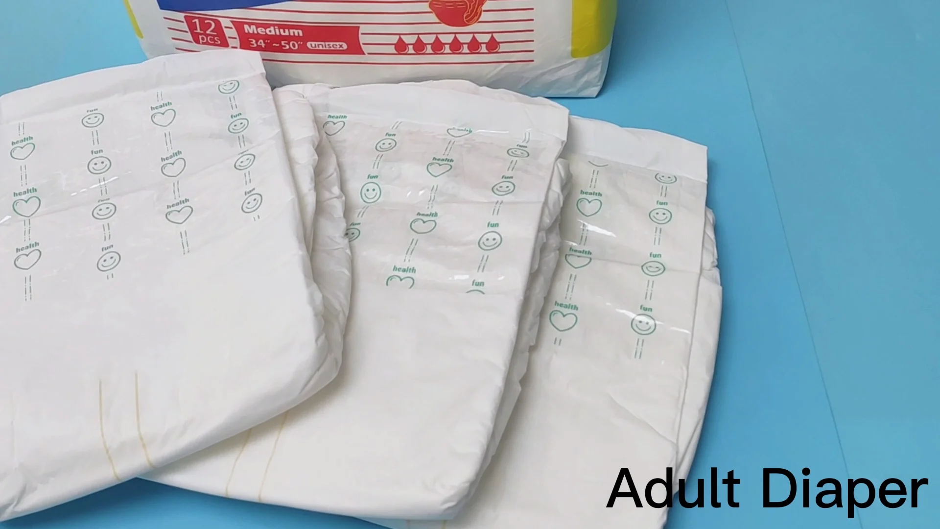 Free Sample Elderly Incontinence Diaper Soft Breathable High Absorption ...