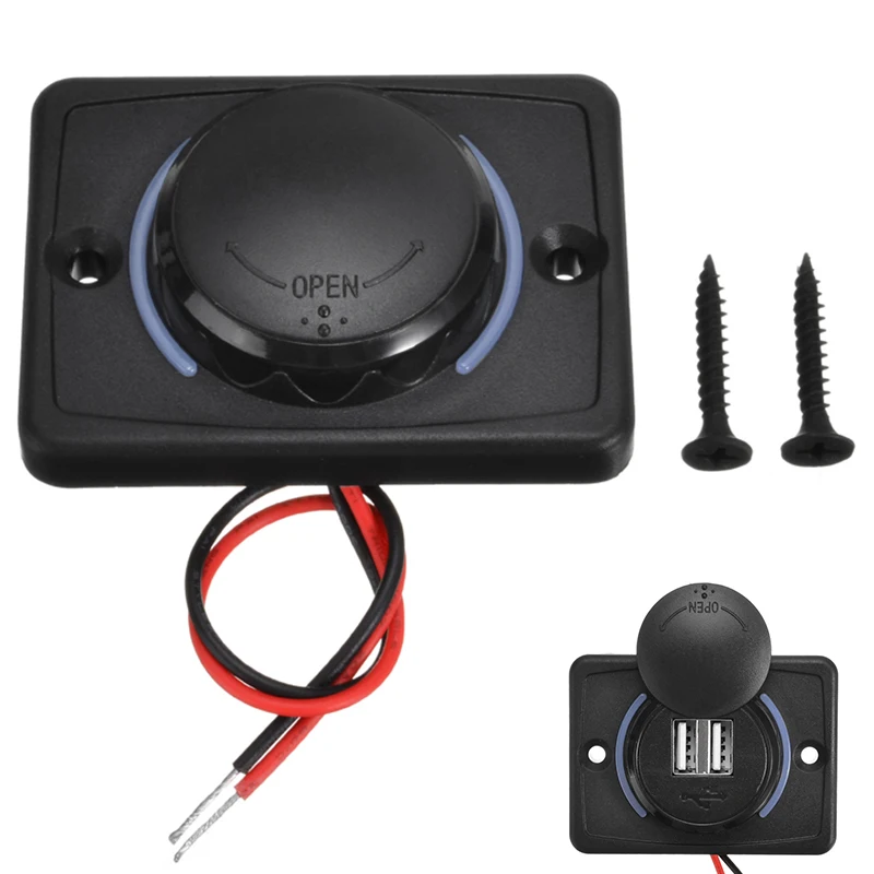 12V 24V Dual USB Socket Fast Charger for Cars, Buses, and RVs | CE ...