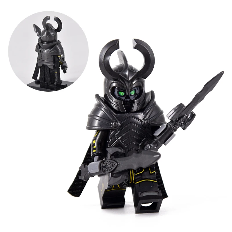Medieval Knights Asgard Guard Military Soldiers Heavy Cavalry Warriors ...