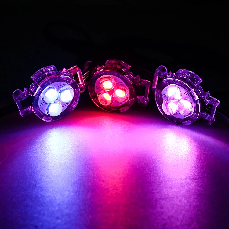 30mm 12v String Ucs2904 Rgbw Point Light Permanent Outdoor Lights ...