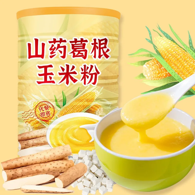 Pingwei 500g Corn Flavor Chinese Yam Kudzu Root Instant Corn Powder ...