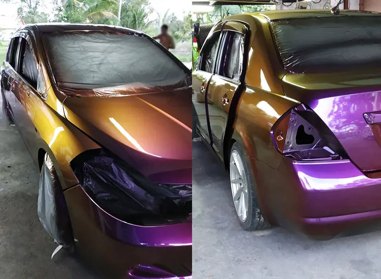 Car Finish Coating Special Effect Chameleon Color Mica Powder
