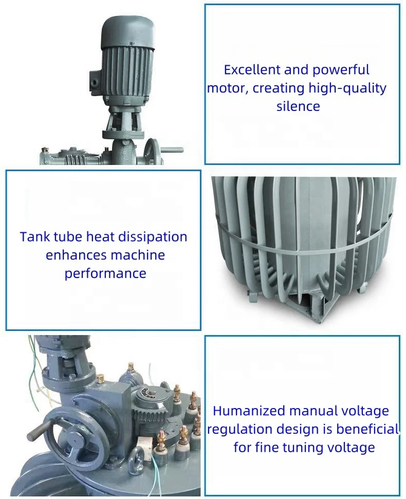 Three-phase 300 Kva Oil Immersed Electric Induction Voltage Regulator ...
