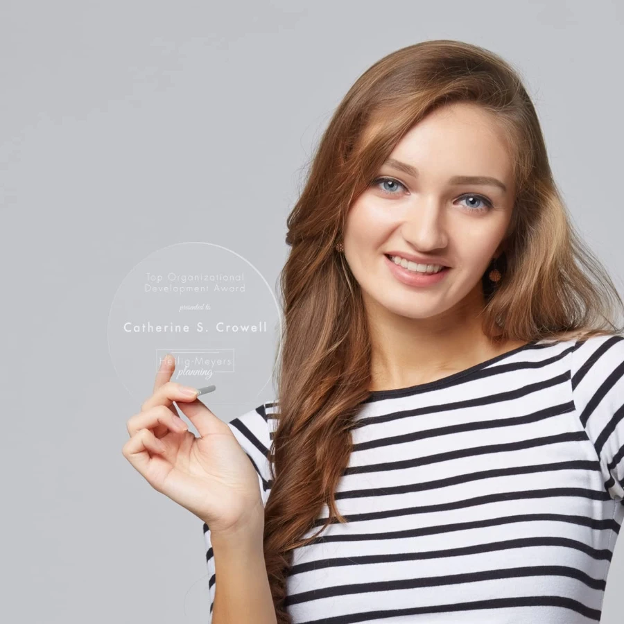 Artworld Personalized Acrylic Award Trophy With Custom Engraving ...