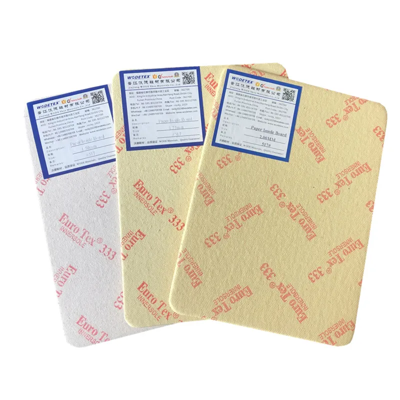 Hot Sale Texon Insole Paper Board - Durable Shoe Insole