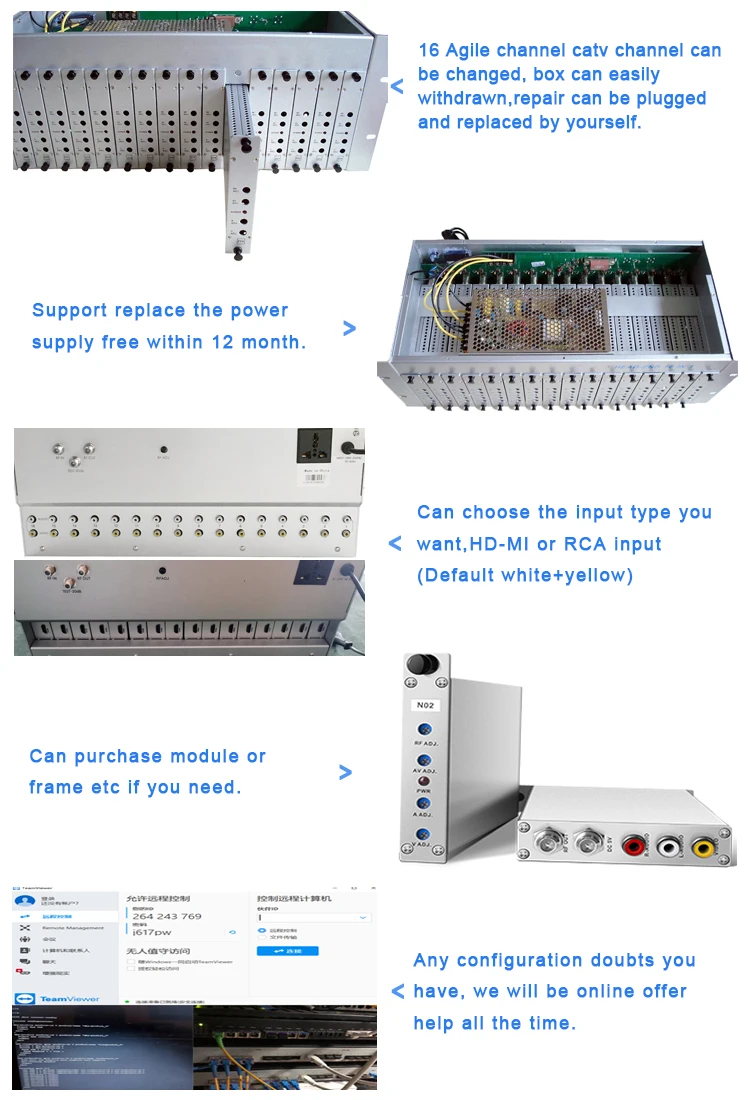 Hot Selling HD Agile Modulator CATV Demodulator RF Modulator