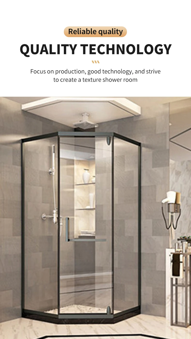 Aluminum Glass Bathroom Luxury Hotel Shower Rooms Prefab Bathroom Pods ...