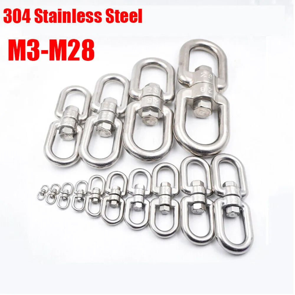 304/316 Stainless Steel Rigging Hardware Eye-jaw Hook Swivel Shackle ...