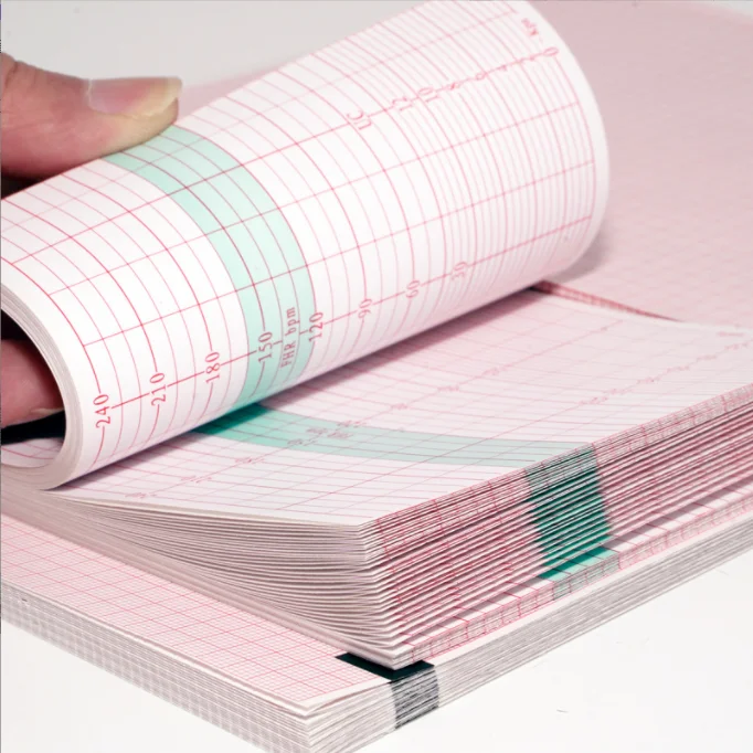 Oem Wholesale Ecg Chart Paper Hospital Ecg Thermal Paper Medical Recor ...
