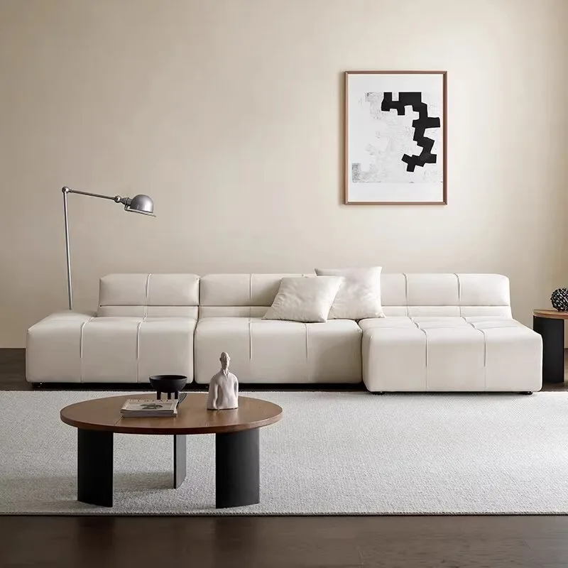 Modern Sofa Set Furniture Luxury Cream Tufty Modular Couch Sofa for ...