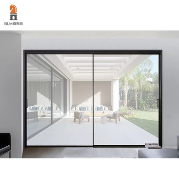Minimalist Design Residential System Double Glass Trackless Luxury ...