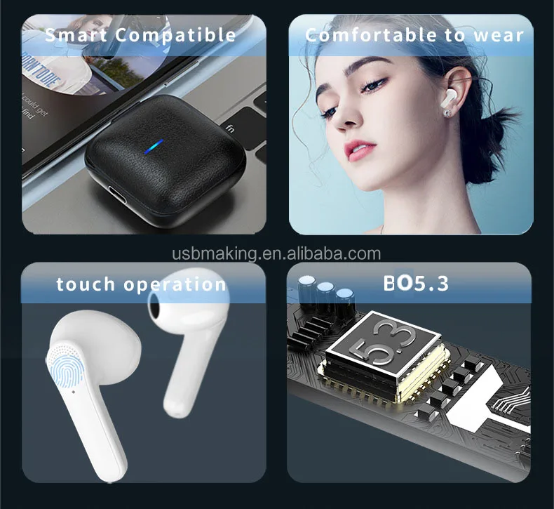 High-quality Factory Direct Cross-border Oem In Ear Earbuds Wireless ...