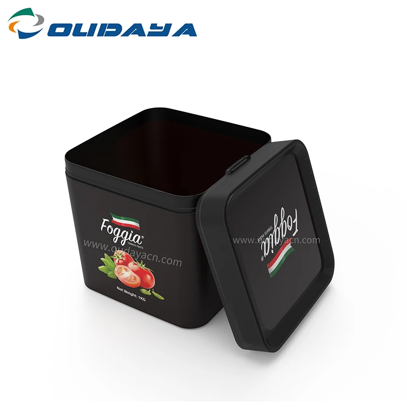 Custom 1kg Ice Cream Rectangle Tub Box with Tamper Evident Lid