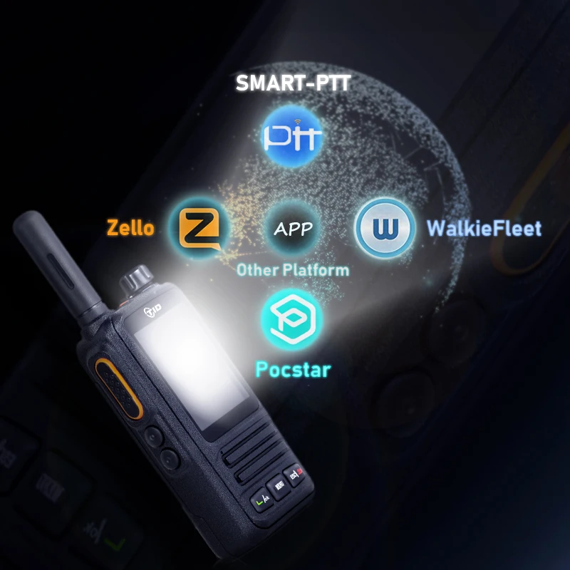 Poc Radio 4G LTE Global Push to Talk Walkie Talkie Public Network WIFI ...