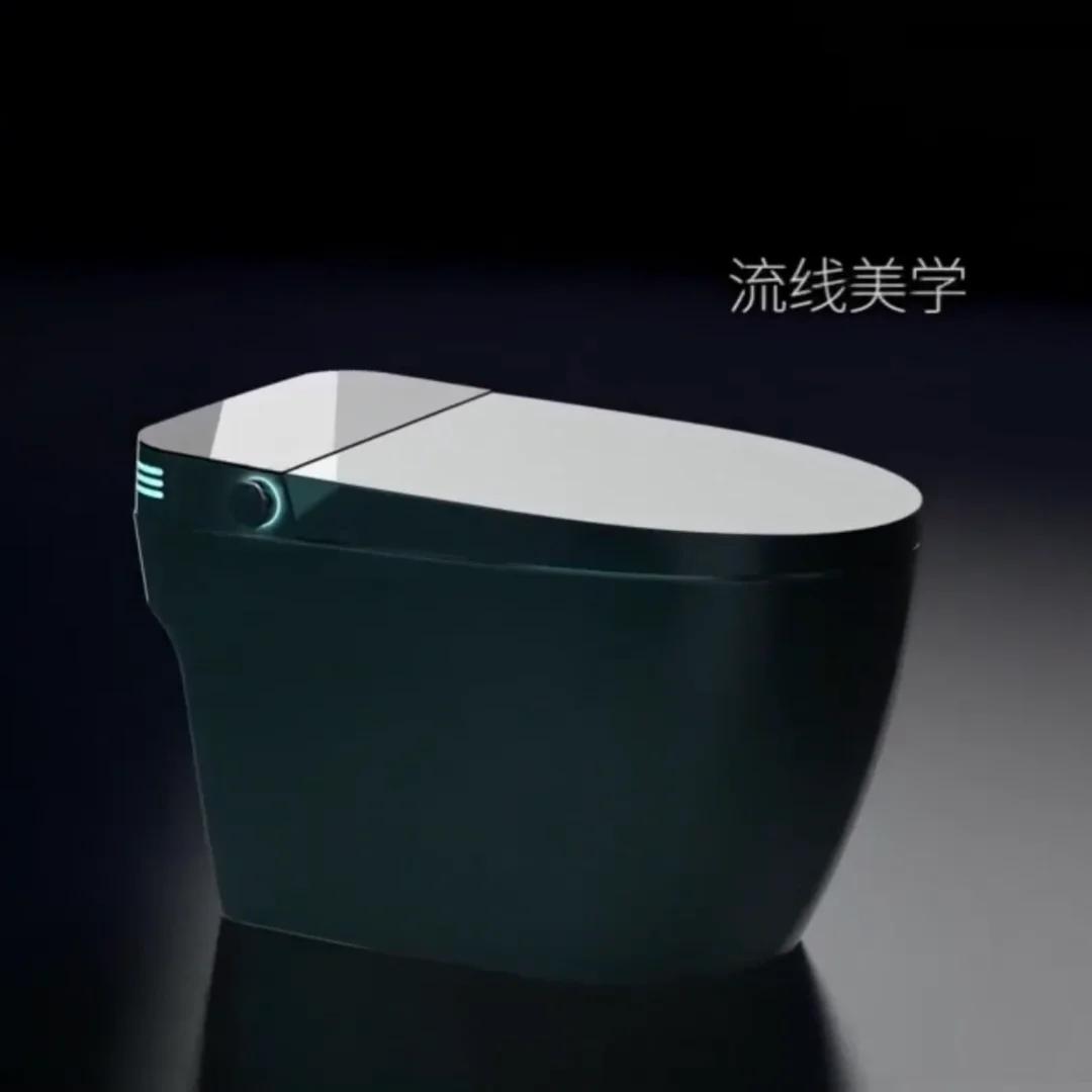 Modern One Piece Smart Toilet Elongated Warm Water Auto Flush Operation ...