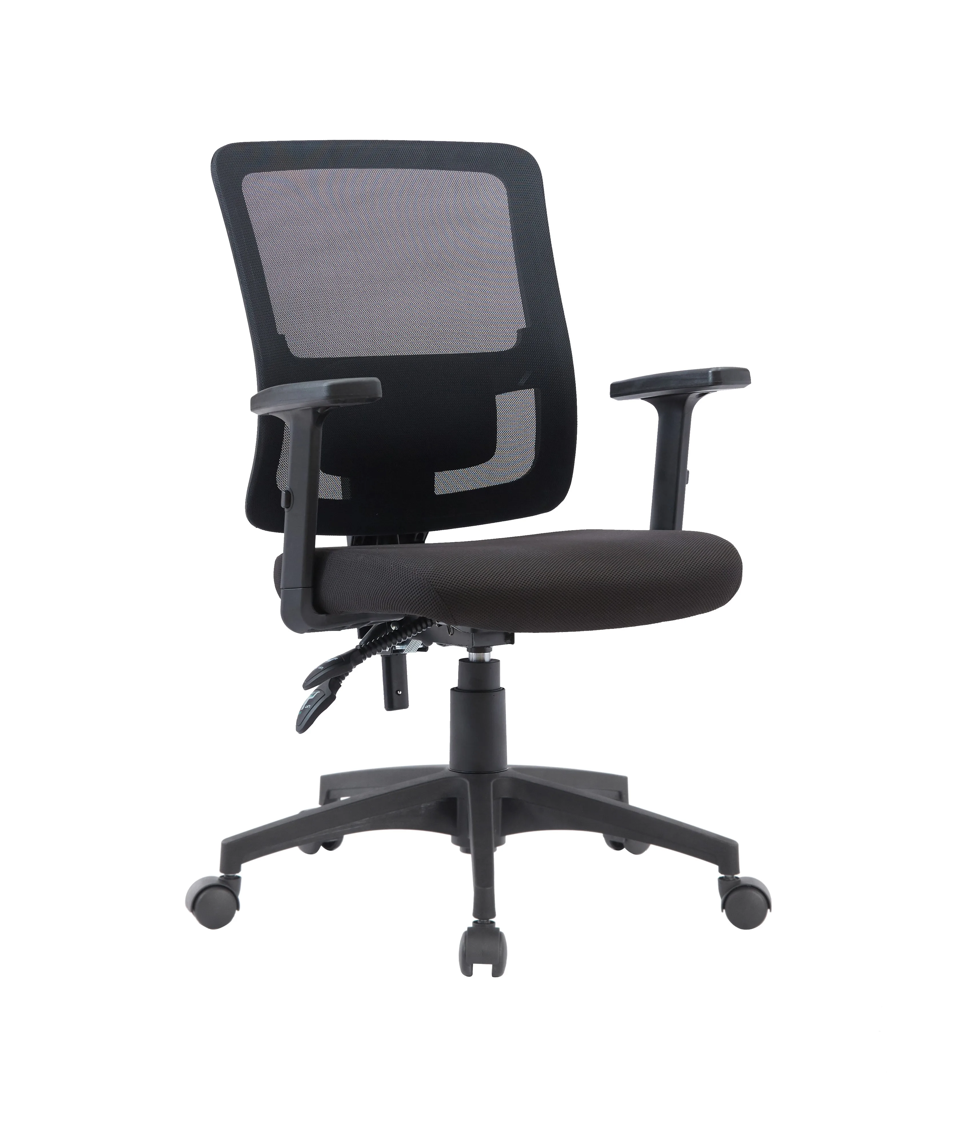 Kabel Mid Back Furniture Silla De Oficina Mesh Chair With Fixed Armrest ...