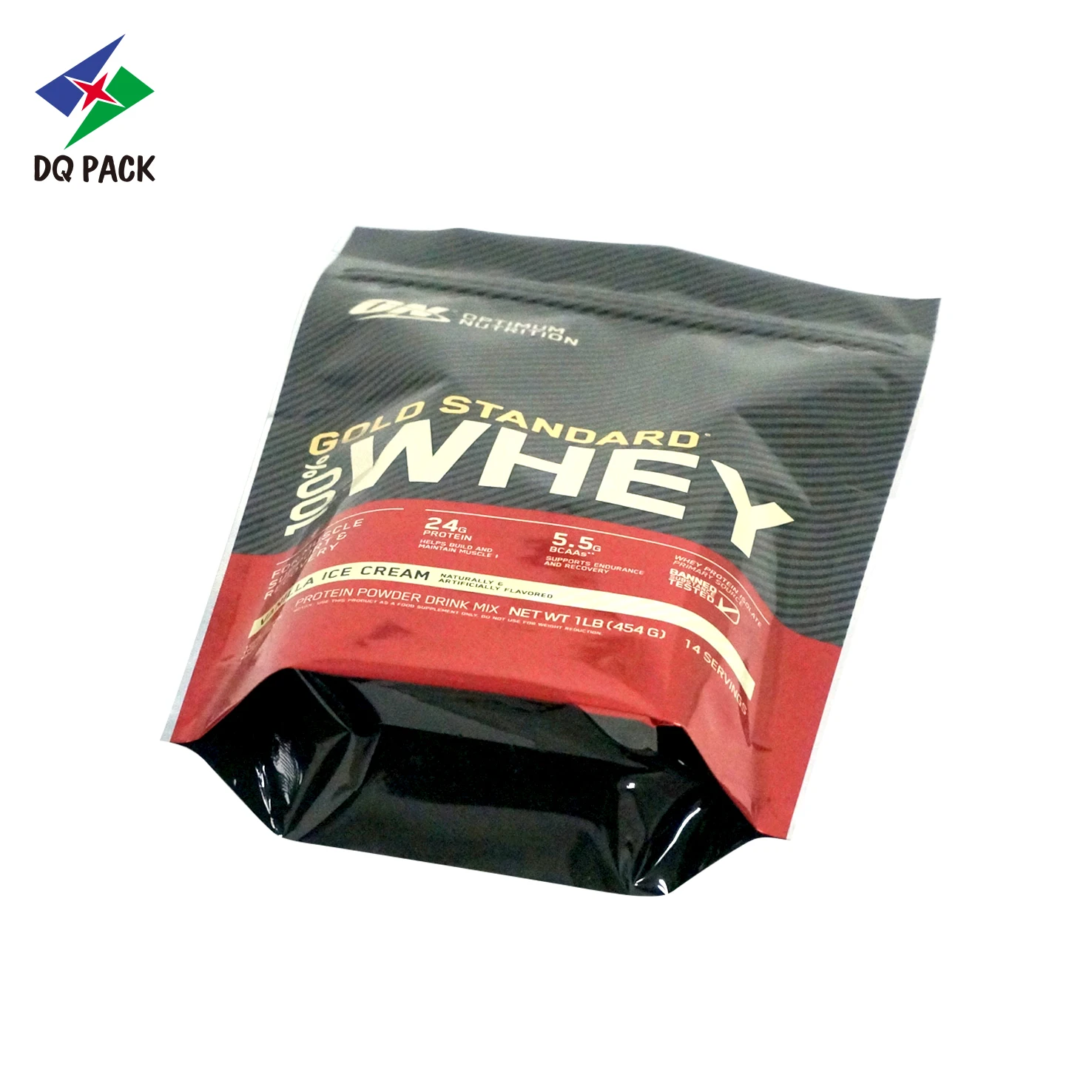 Custom Printed Whey Protein Powder Bags - 500g to 10kg