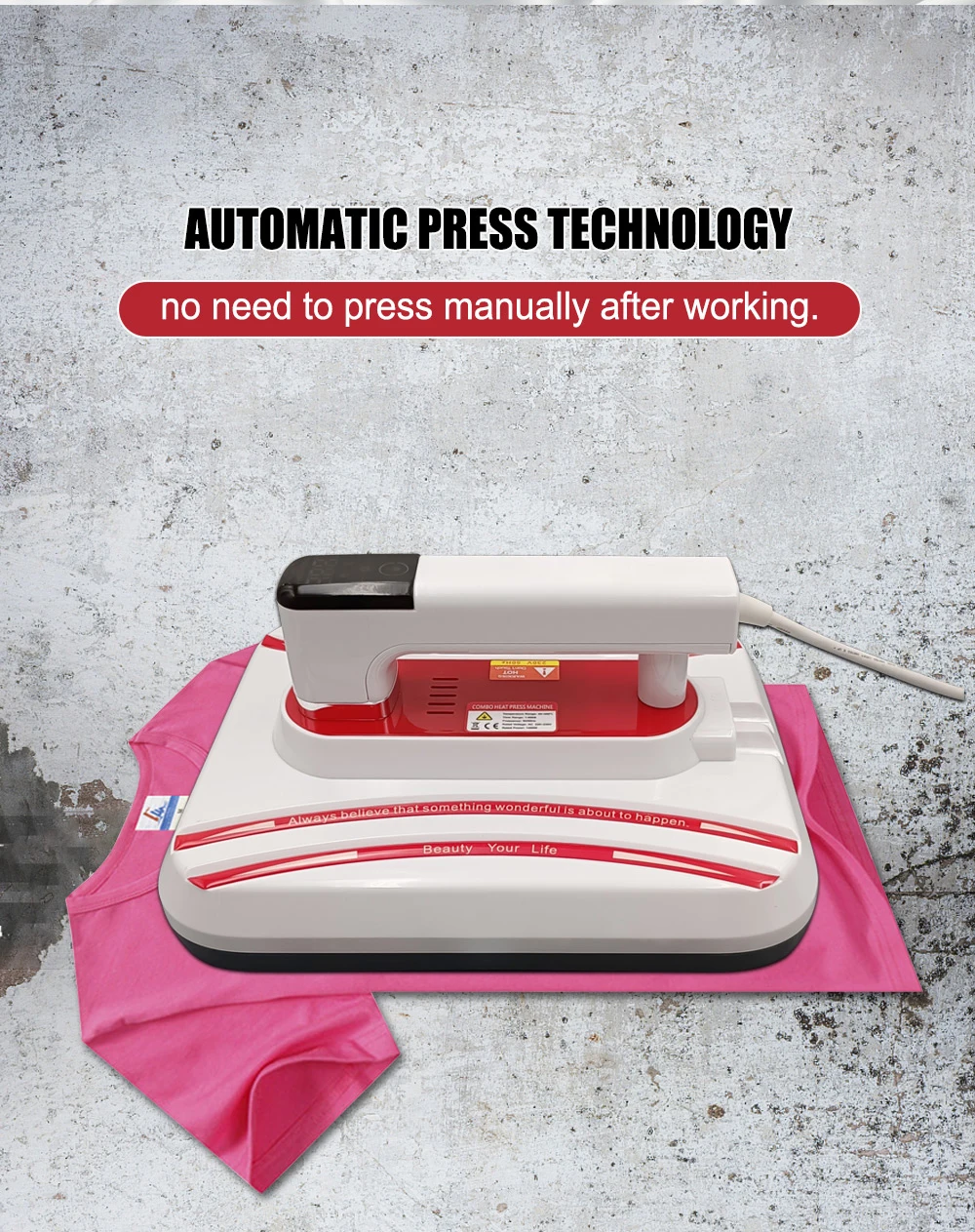 Mini Hot Portable Stamping Heat Press Machine 10x12 Inch For Circuit ...