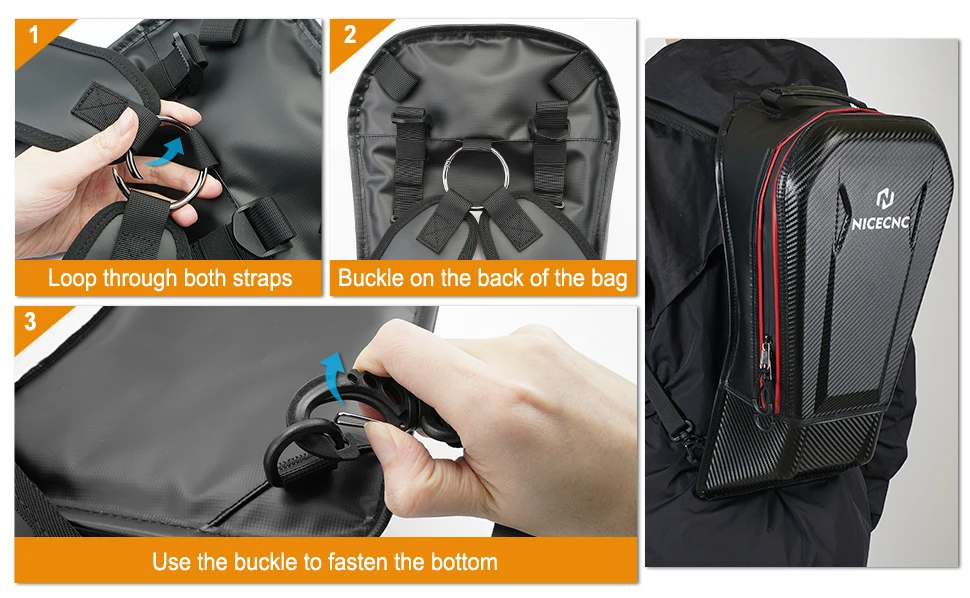 NiceCNC PVC UTV Center Console Seat Storage Bag for Can-am Maverick X3 ...