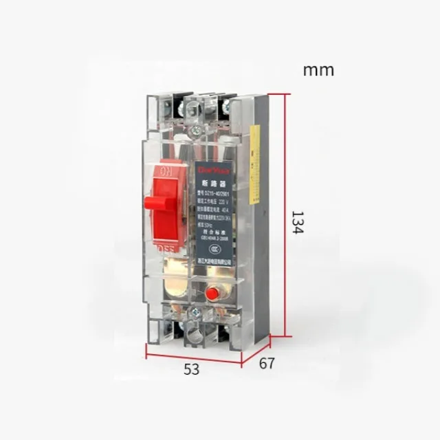 Mccb Dz15-40/290 40a 220v Commercial Street Use Mccb Breaker Price ...