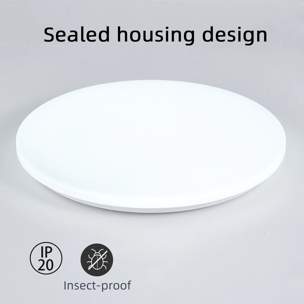 Modern Round Led Ceiling Light Fixture For Bedroom Lamp Ultra Thin Home ...