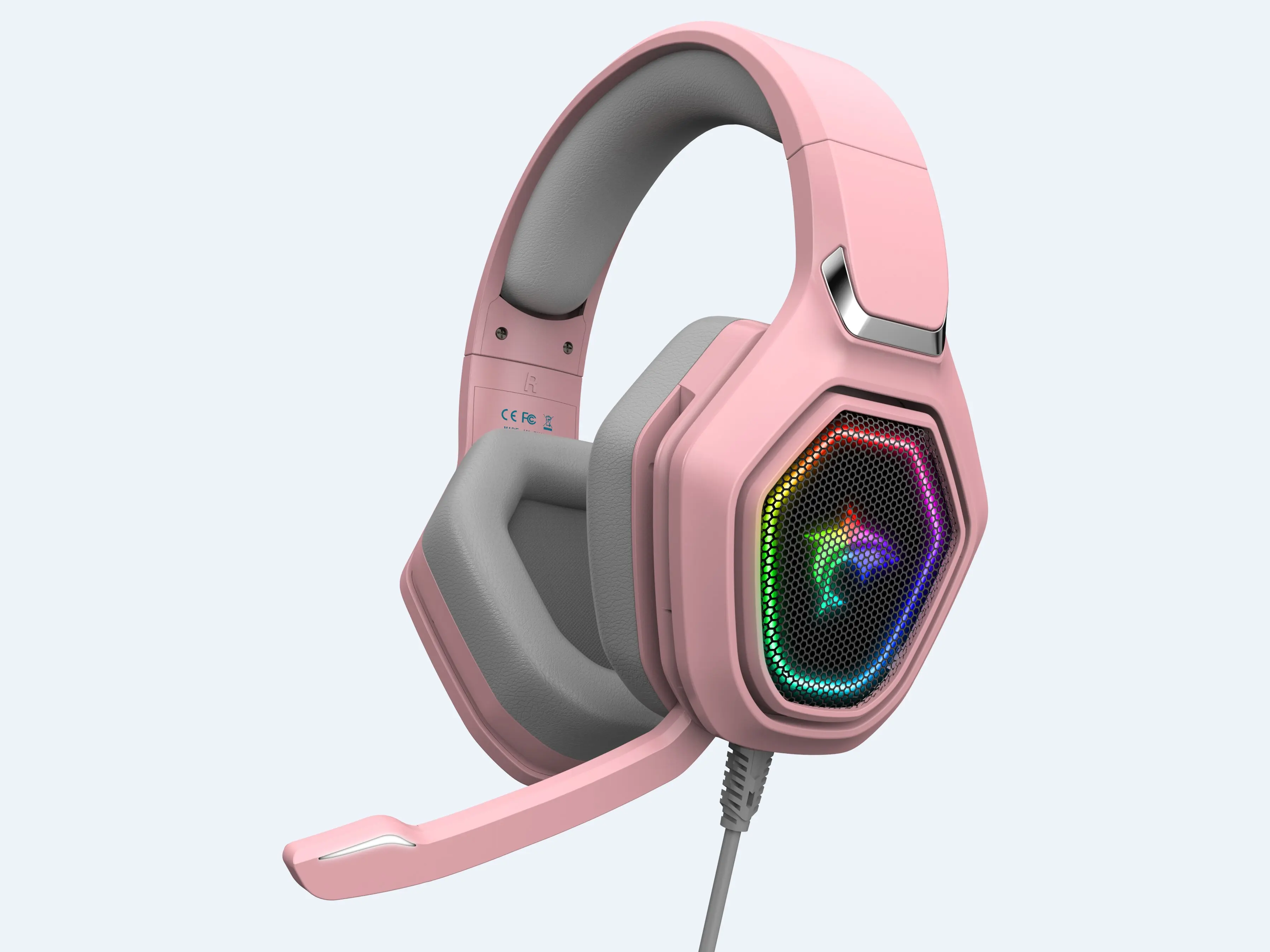 3.5mm F3 Over-ear Wired Earphones Rgb Headset Gaming Headphones Gamer ...