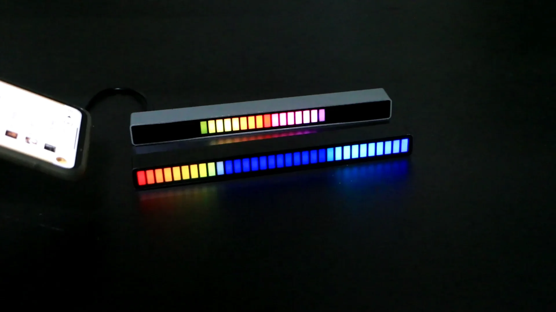 Voice-activated Rgb Color Rhythm Recognition Light Car Atmosphere Lamp ...