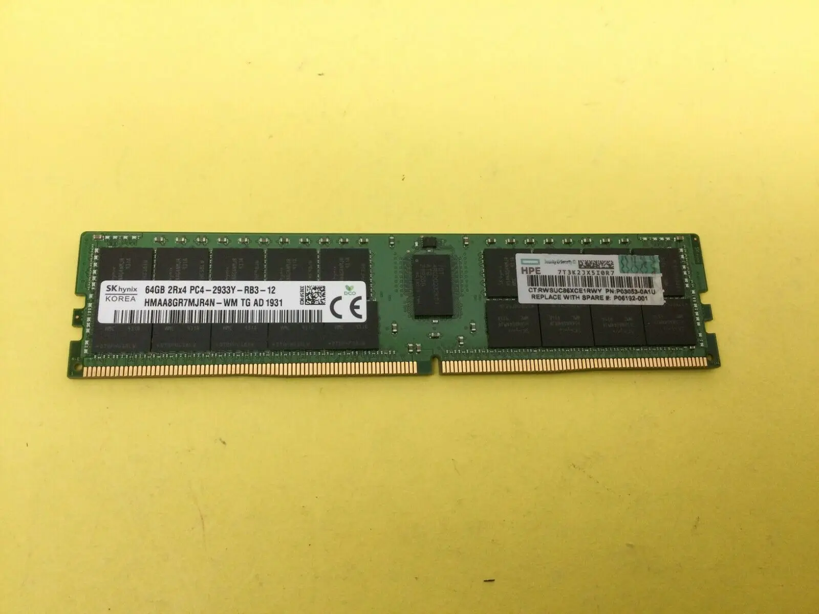 메모리얼 램 P50312-B21 DDR5 램 메모리 64GB (1x64GB) 듀얼 랭크 X4 DDR5-4800 CAS-40-39 ...