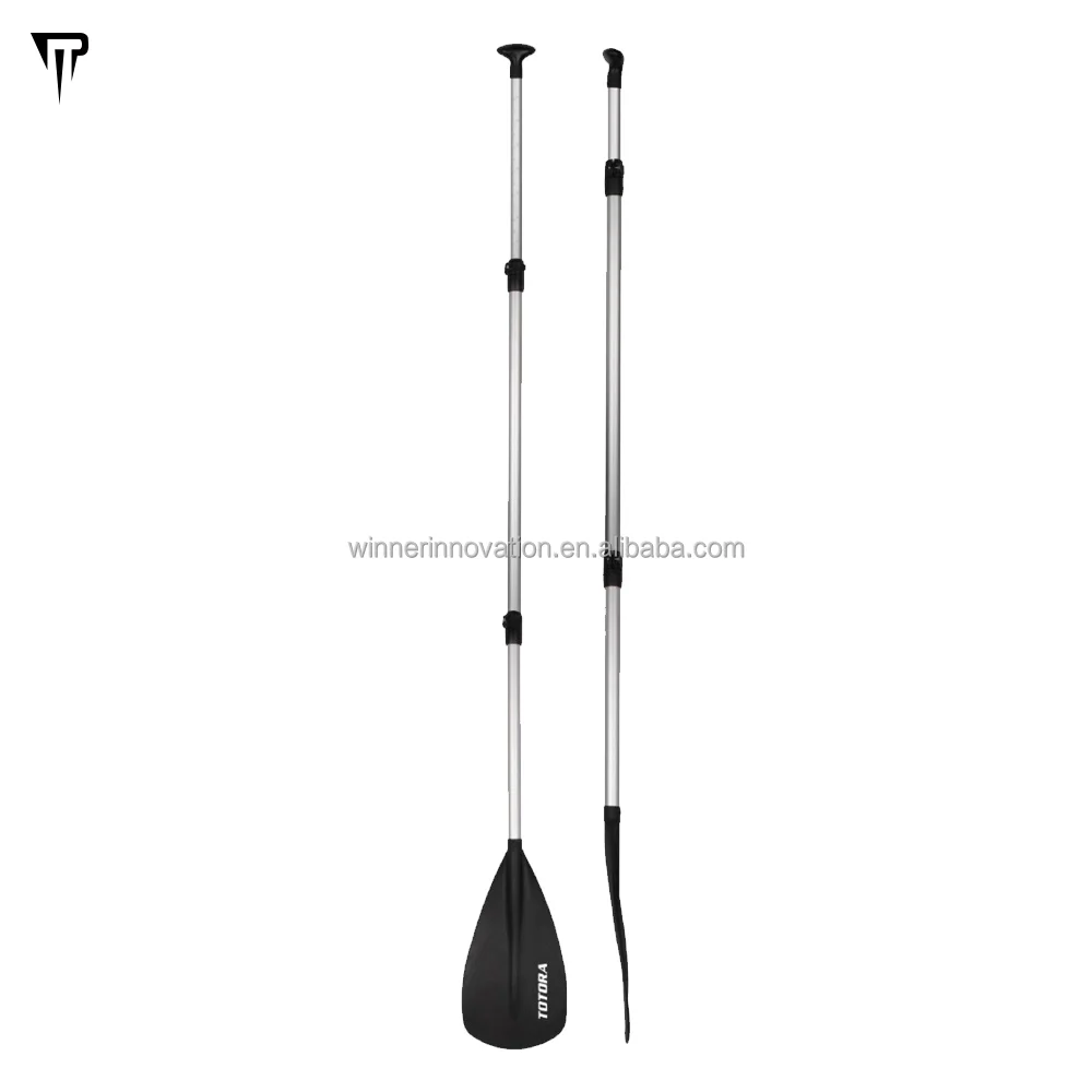 JTRDA Adjustable 3 Sections Double Lock Aluminum Alloy SUP Paddle ...