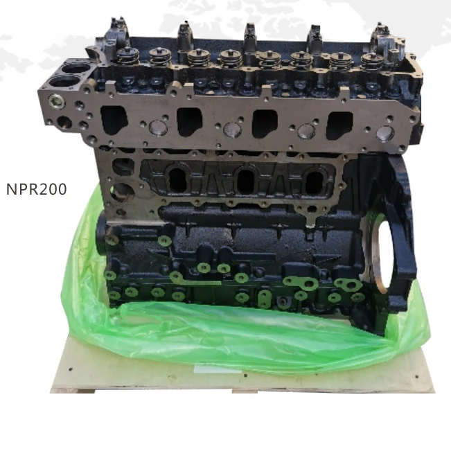 Engine Block Assembly 4HF1 Diesel Engine Cylinder Long Block Assembly ...