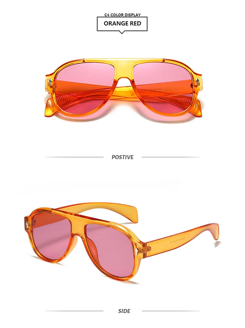 3349 Uv400 Plastic Luxury Ins Internet Red Show Sun Glasses Trend ...