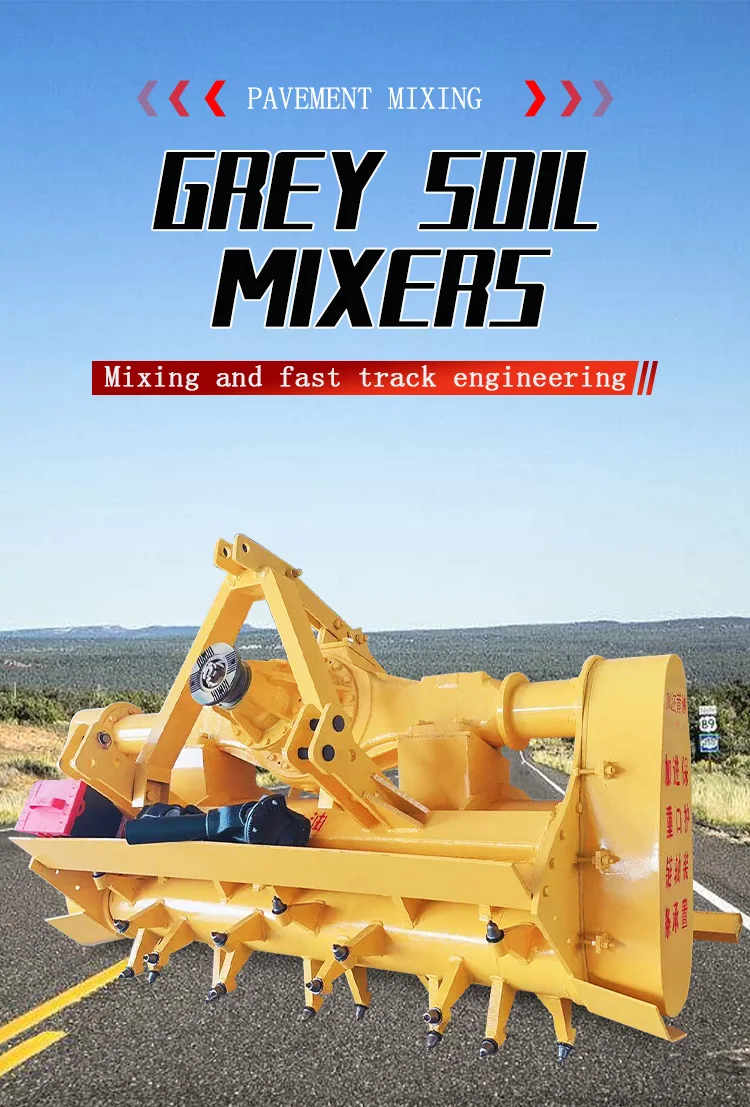 Road Ash and Soil Mixer, Tractor, Three-point Suspension Rotary Tiller ...