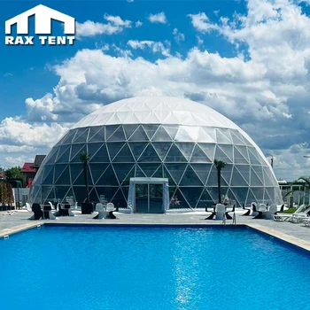 15m 20m 25m Diameter Geodesic Dome Tent For Wedding And Party - Buy 15m ...