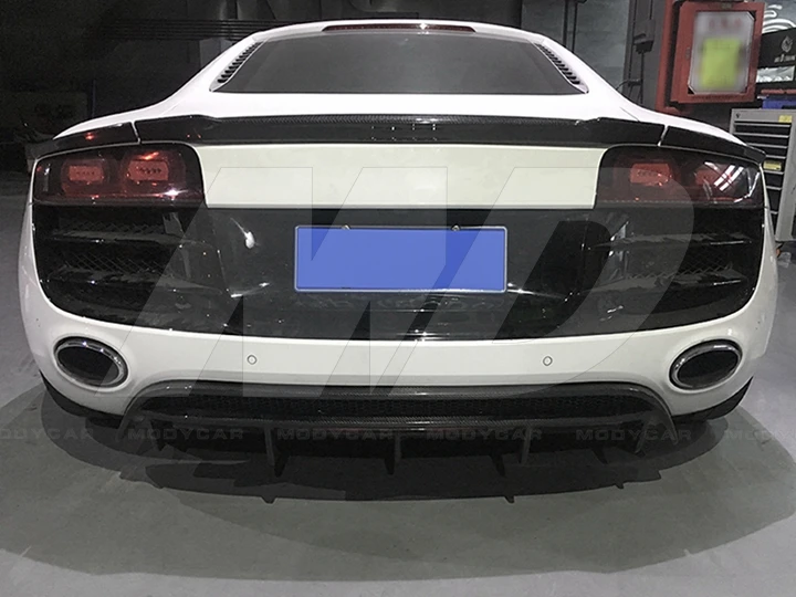 Modycar Style Carbon Fiber Rear Diffuser For 2008-2015 Audi R8 V10 ...