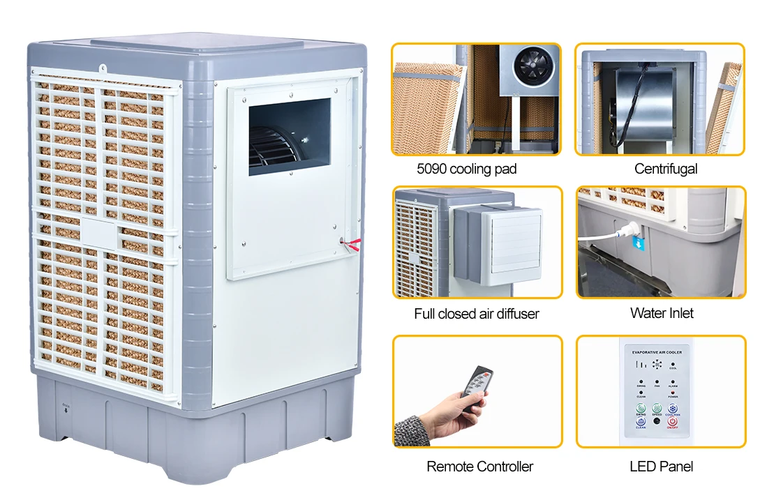 Evaporative Air Cooler Wall Windows Air Conditioner Wall Window Mount ...