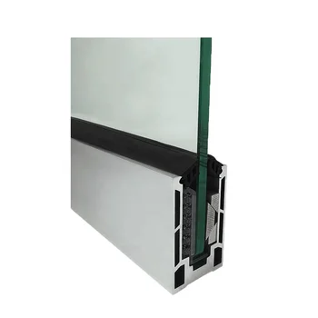 Frameless Glass Railing Aluminum U Channel With Led Light Easy ...
