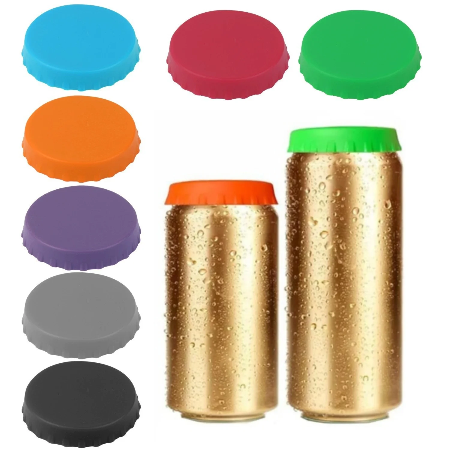 Reusable Silicone Can Covers - Perfect for Soda & Beer
