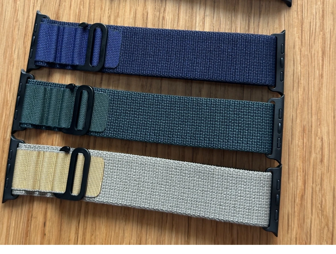 High Quality Polyester Fabric Nylon Strap for Apple Watch Ultra3 49mm ...