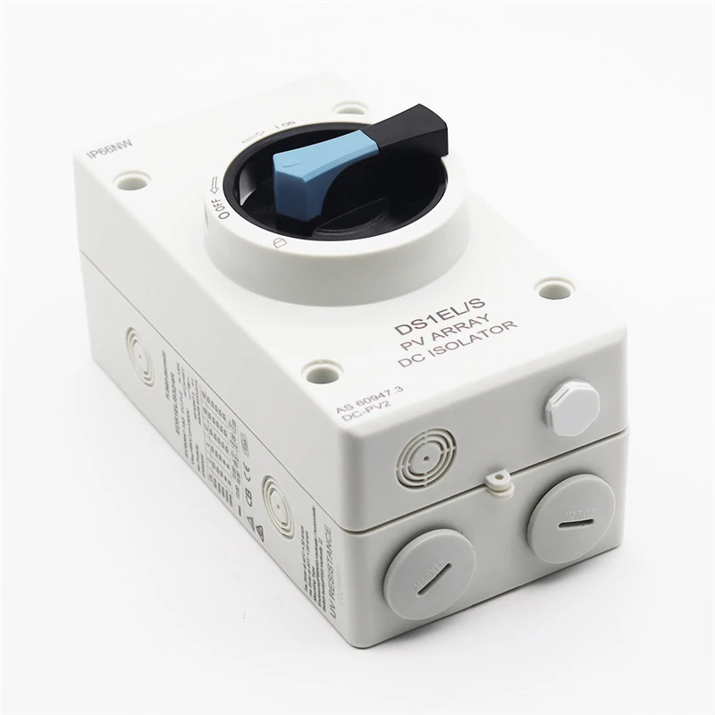 Ip66 Waterproof Pv Dc Isolator Switch 4p 32a 1000v 1500v With Solar Connector For Solar System
