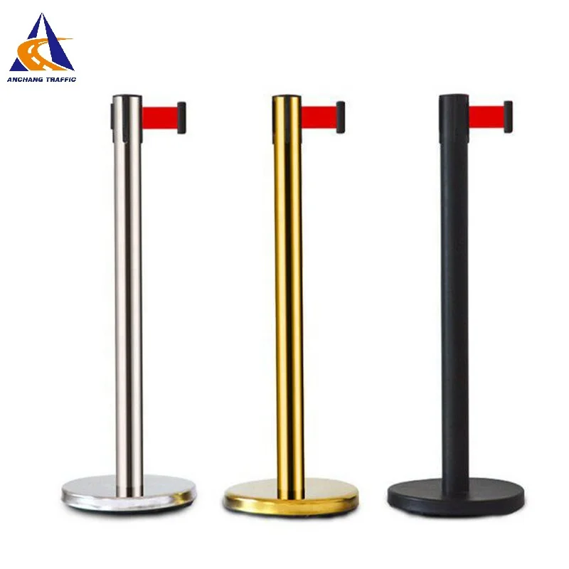 Gold Railing Stand Red Velvet Rope Stanchion| Alibaba.com