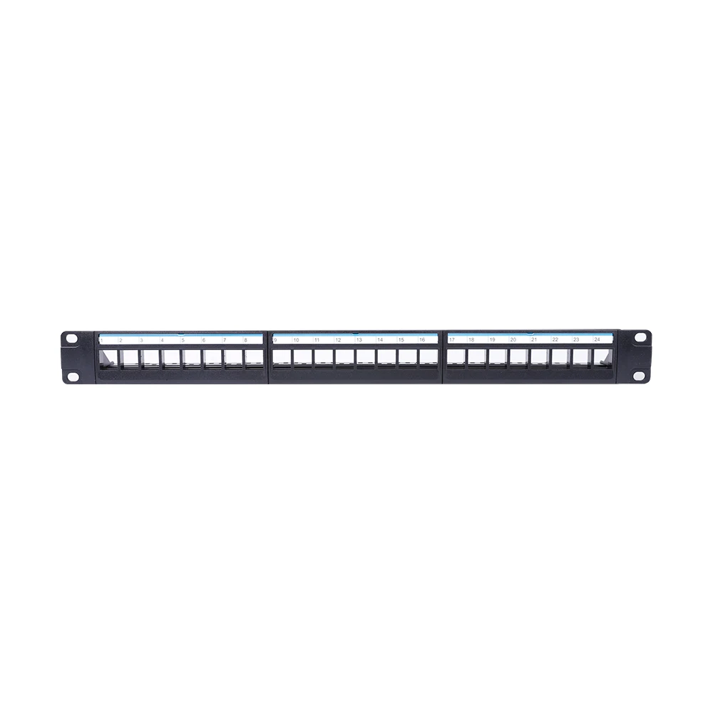 19"1u Utp 24 Ports Patch Blank Panel With Cable Management - Buy 24 ...
