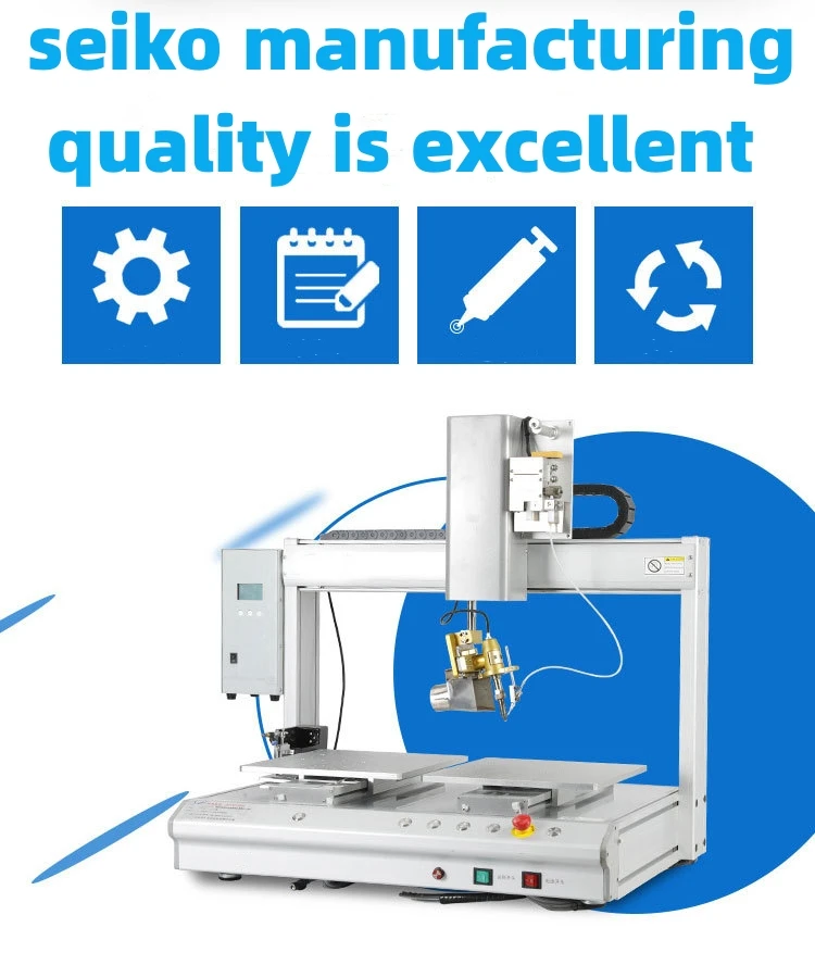 Spot Welding Drag Welding And Tin Feeding Desktop Four Axis Dual ...