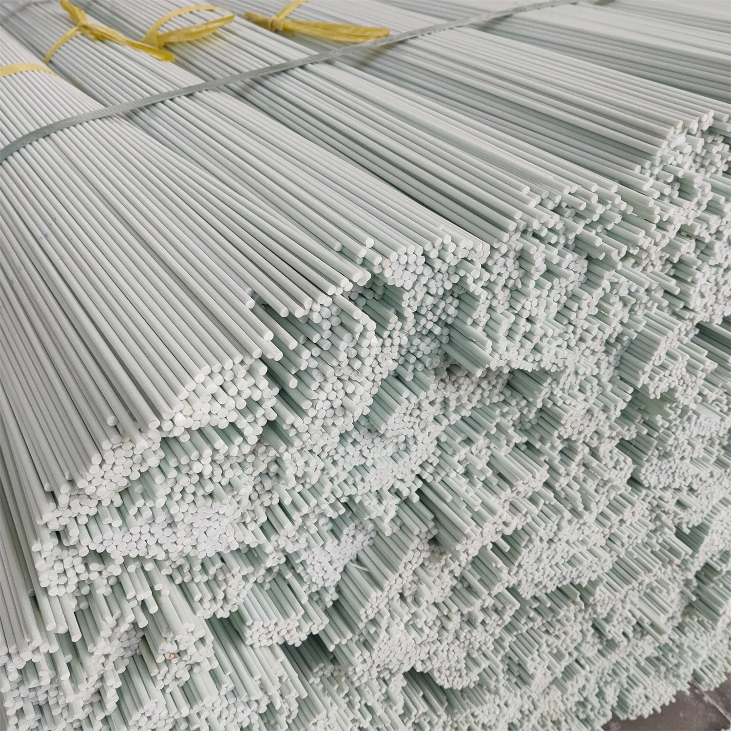 Pultrusion Durable Solid Fiberglass Rod FRP Stick GRP Rods FRP ...