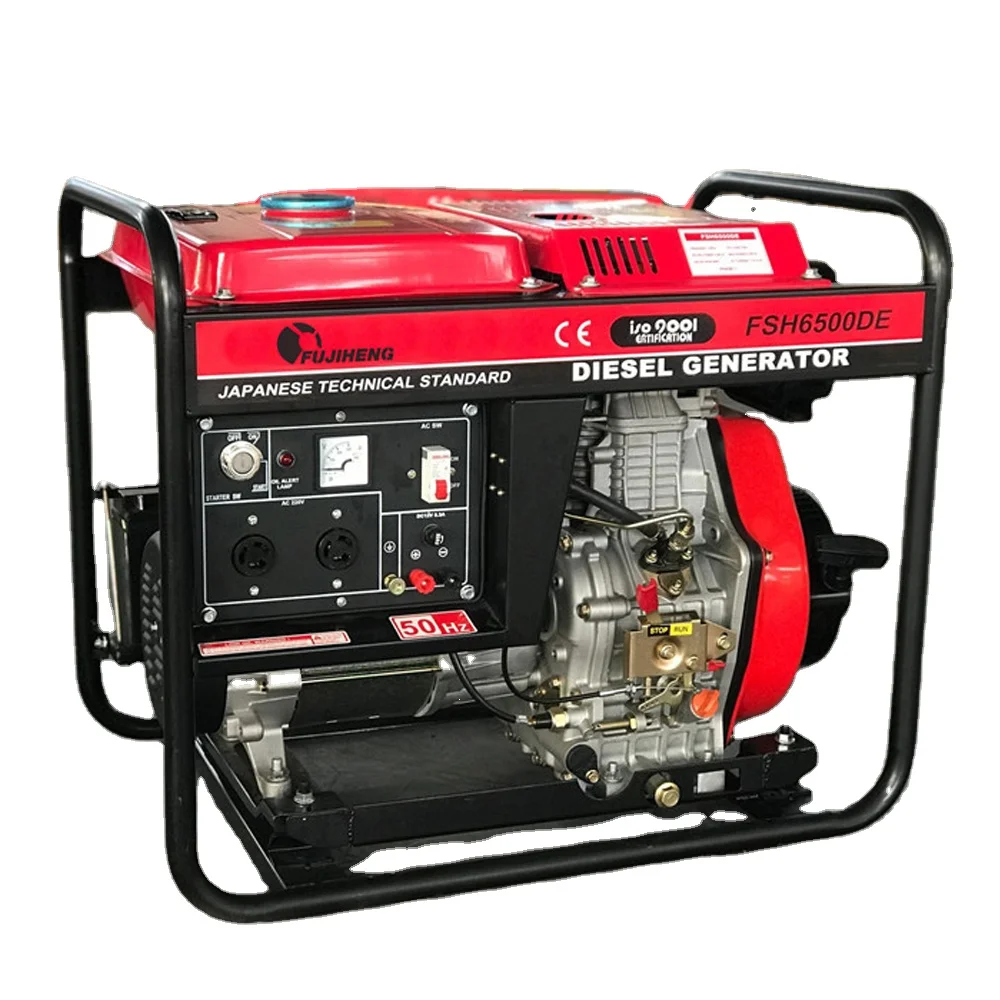 5kva 6kva 7kva 10kva Open Frame Diesel Generator Kama Kipor Type - Buy ...