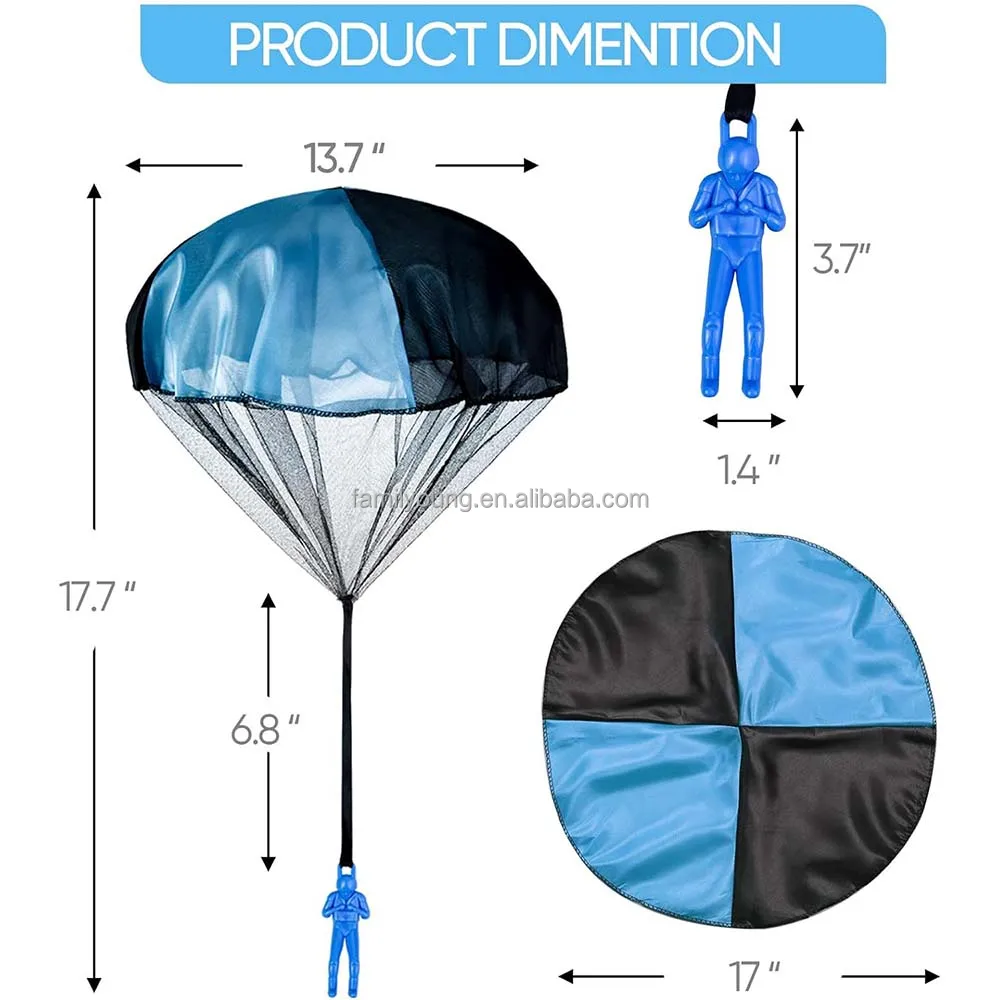 Parachute Toy - Fun Flying Parachute for Kids' Parties