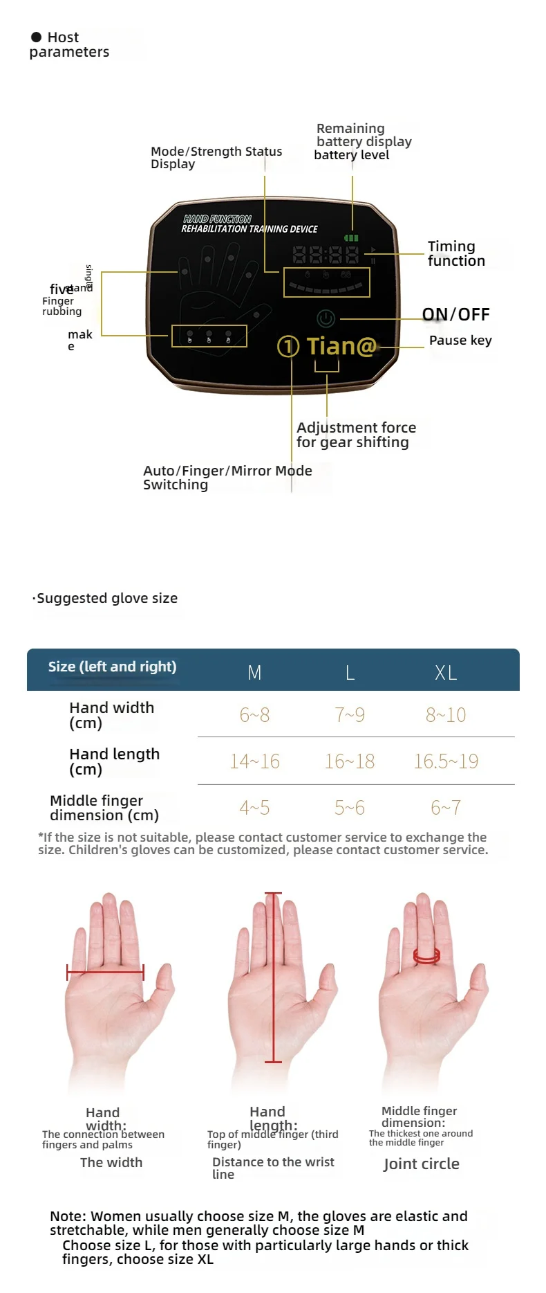 exoskeleton automatic robot elderly hand finger exercise recov Wrist ...