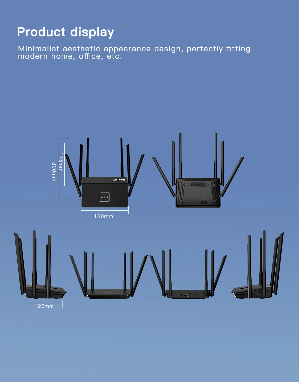 5200mAh Battery KuWFi Indoor 4g Wifi Router 10 Device Users Hotspot ...